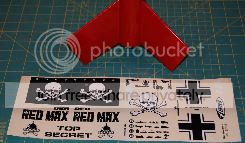 Estes Der Red Max (KM-2/0651/1403 Variants) X882 Decal Question ...
