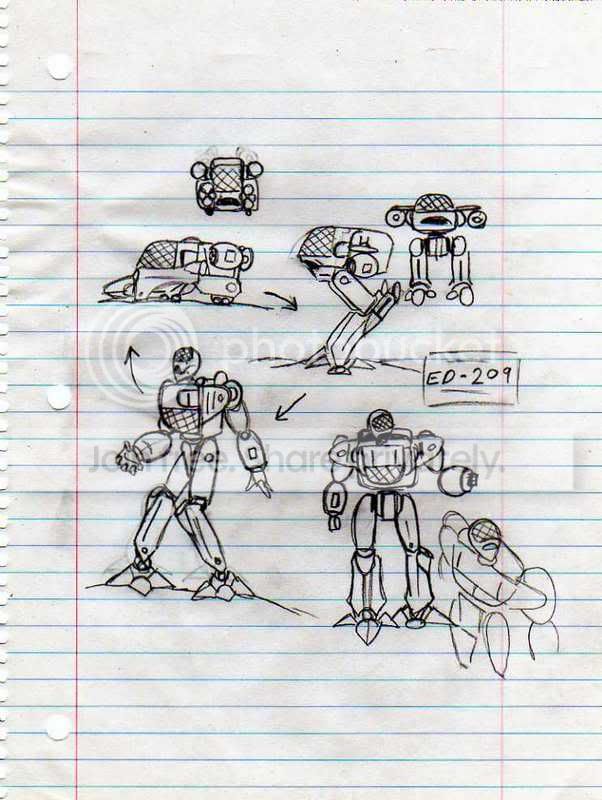 2D Artwork: - ED-209 Transformer | TFW2005 - The 2005 Boards