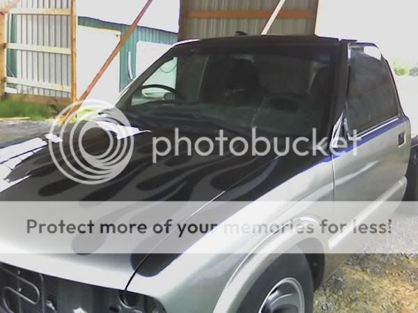 Project: S10 Metallic Pearl Two Tone Flames | LayItLow.com Lowrider Forums